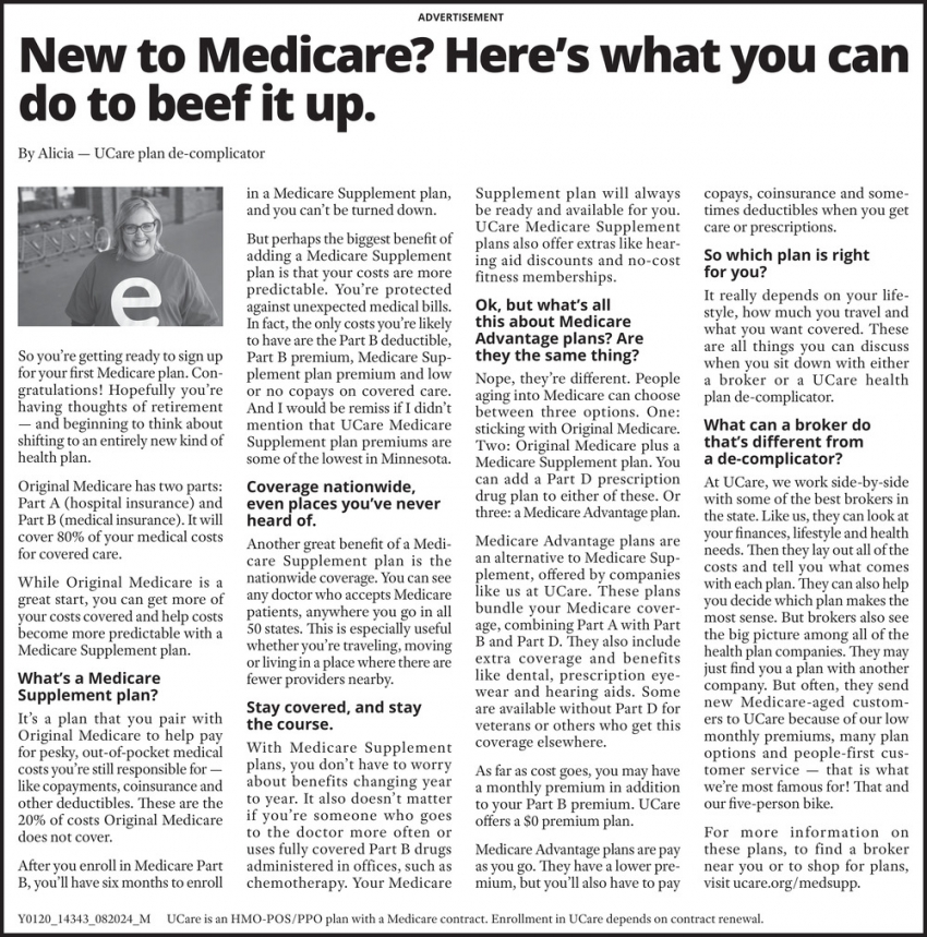 New to Medicare?, Ucare, Duluth, MN