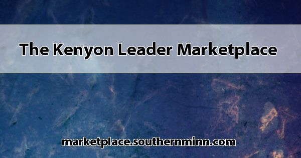 The Kenyon Leader Marketplace